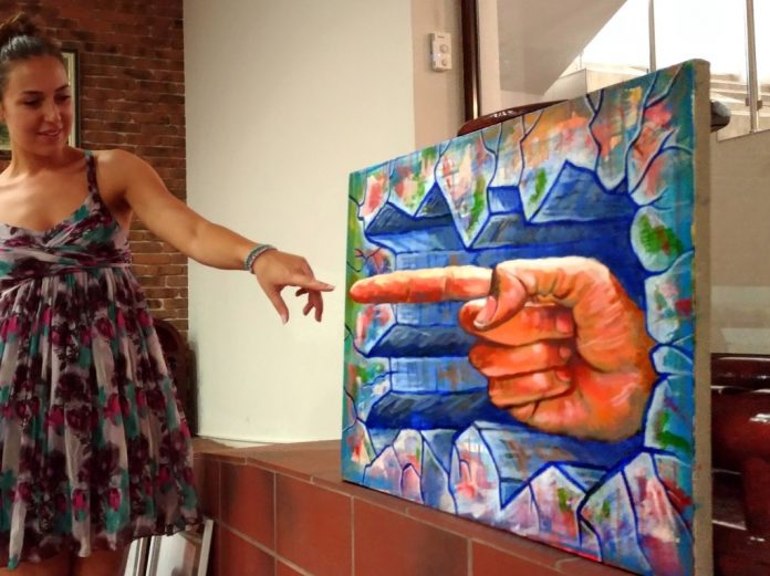 ToSiTi - 3D Anamorfna slika - Plovdiv - Pokazivač